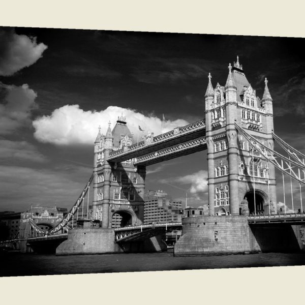 A stunning museum quality canvas gallery wrap, London, Tower Bridge ...