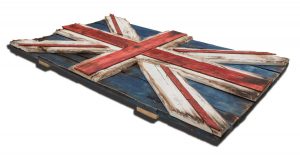 Union Jack Flag Weathered distressed Wood flag limited Edition, vintage ...