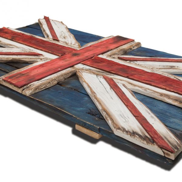 Union Jack Flag Weathered distressed Wood flag limited Edition, vintage ...