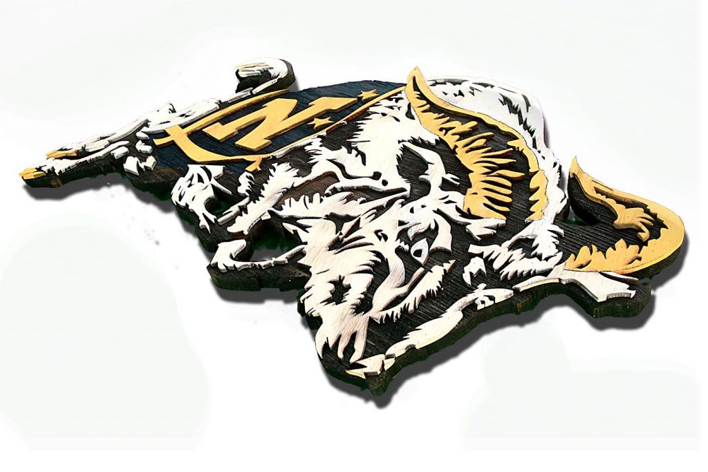United States Navy Ram from reclaimed wood, vintage, art, weathered ...